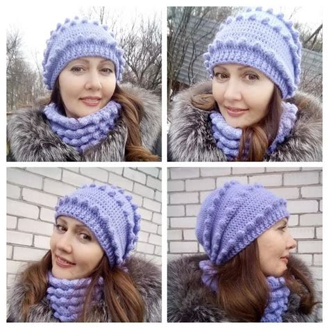 Зимний комплект Шапка и снуд Crochet Hats Winter Hats Crochet