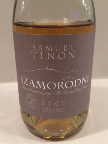 Samuel Tinon Szamorodni Dry Vivino Us