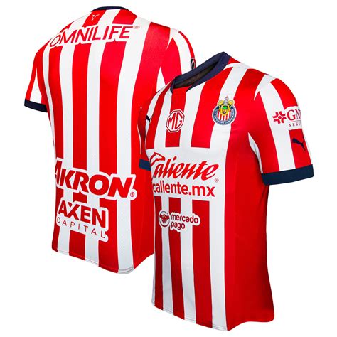 Chivas Puma 202425 Home Custom Jersey Red Jersey Teams World