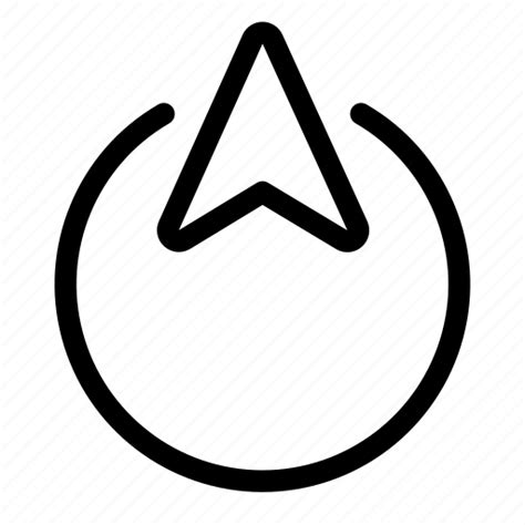 Arrow Cursor Move Up Icon