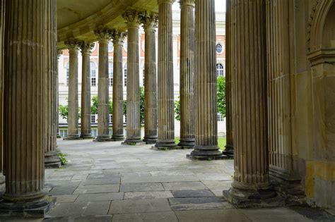 Download Columns Architecture Vacations Royalty Free Stock