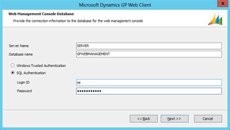 How To Install Microsoft Dynamics Gp 2013 Web Client Installing The Web Client Azurecurve