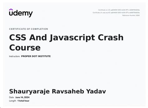 Completed Css And Javascript Crash Course Shauryaraje Yadav Posted On The Topic Linkedin
