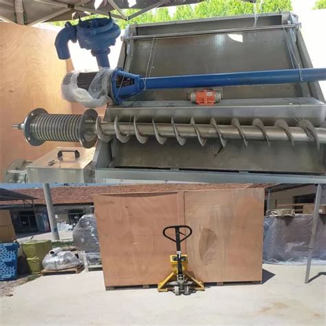 Agricultural Waste Spiral Separator Sludge Solid Liquid Dehydrator