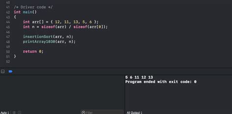 sắp xếp chèn insertion sort