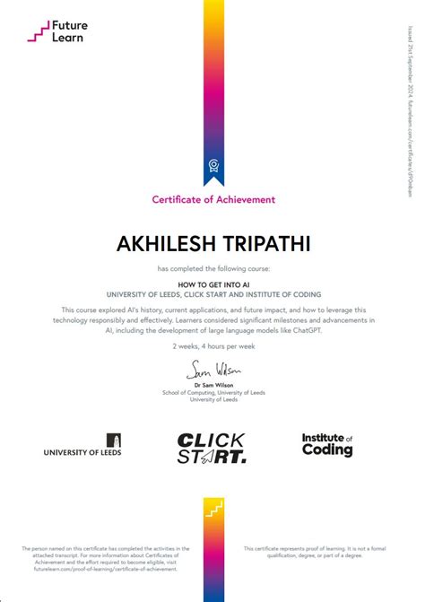 Akhilesh Tripathi On Linkedin Ai Artificialintelligence Futurelearn