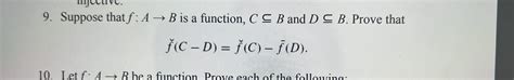 Solved Suppose That F AB Is A Function CB And DB Chegg Com