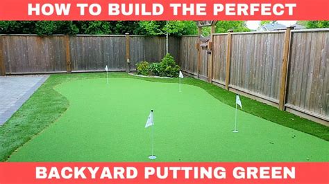 15 Diy Putting Green Ideas For Backyard