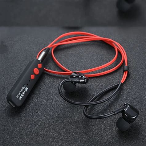 Bonertop Bluetooth Earphone Lavalier Stereo Wireless Bluetooth Headset