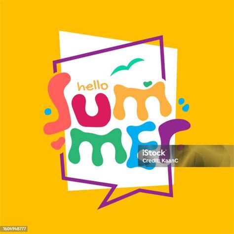 추상적인 말풍선 모양에 여름의 글자 구성 여름 레터링 벡터 스톡 일러스트레이션 대화 풍선 문자 기호에 대한 스톡 벡터 아트 및 기타 이미지 대화 풍선 문자 기호 로고