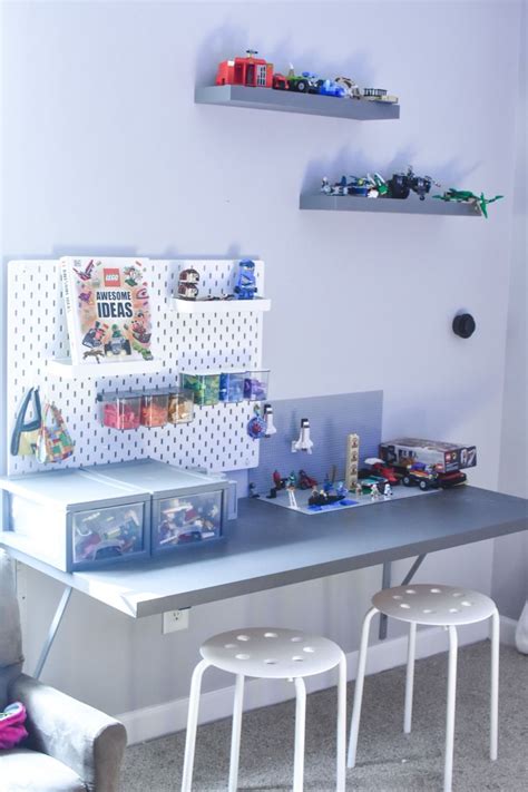 Lego Desk Lego Desk Space Themed Bedroom Lego Bedroom