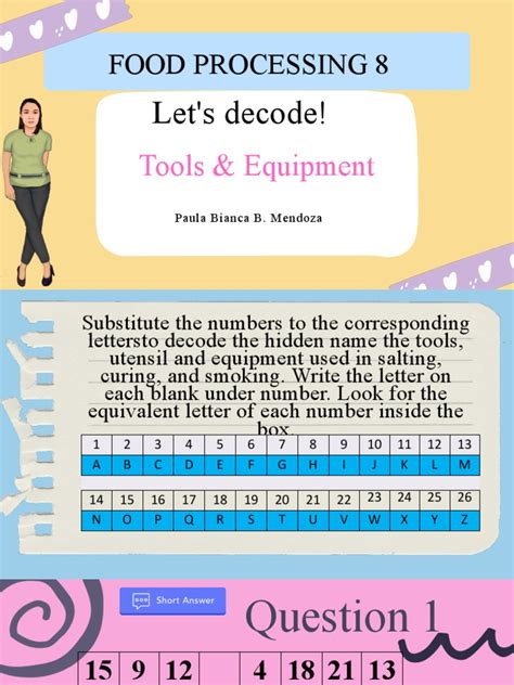 Its Decoding Time Pptx Version 1 Pdf Food And Drink