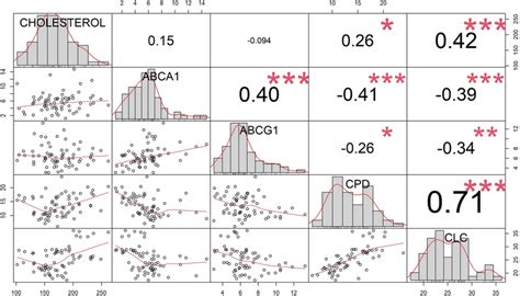 Correlation Matrix About The Distributions On The Diagonal Line And