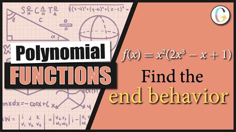 How To Determine The End Behavior Of Fx X22x3 − X 1 Youtube