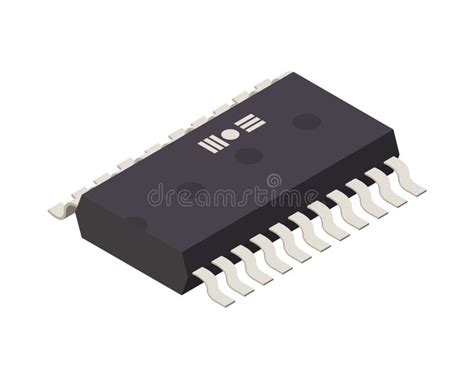Semiconductor Manufacturing Isometric Stock Illustrations 134