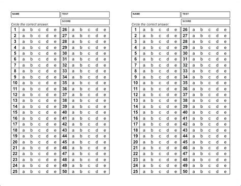 multiple choice test template excel for your needs