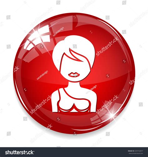 Sexy Woman Icon Stock Vector Royalty Free 659742877 Shutterstock