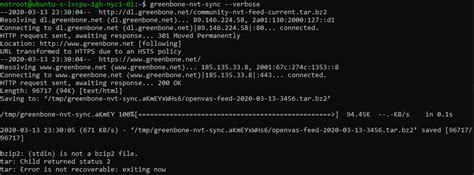 Community Feed Redirects To Greenbone Net Nvt Sync Fails Feed