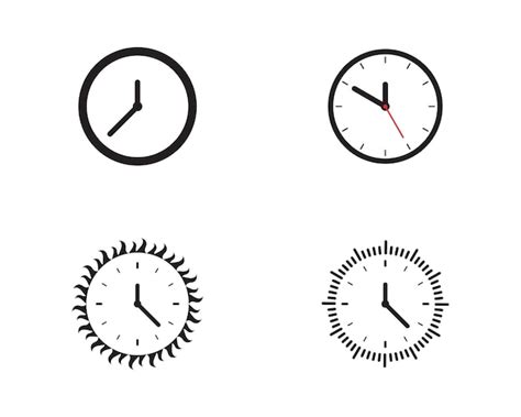 Premium Vector Clock Icon Vector Illustration Design