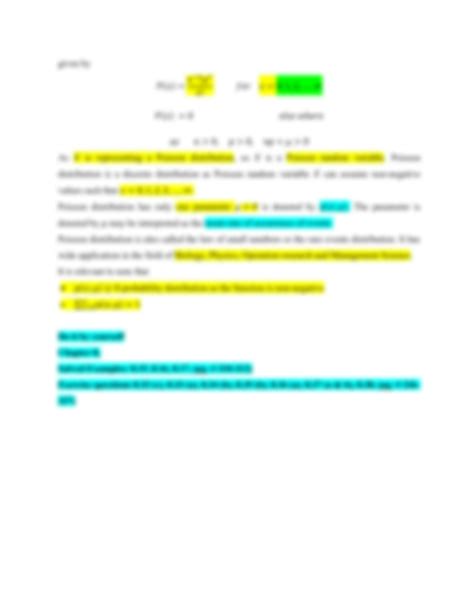 Solution Handy Notes On Discrete Probability Distribution Studypool