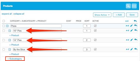 Adding Products To Your Menu