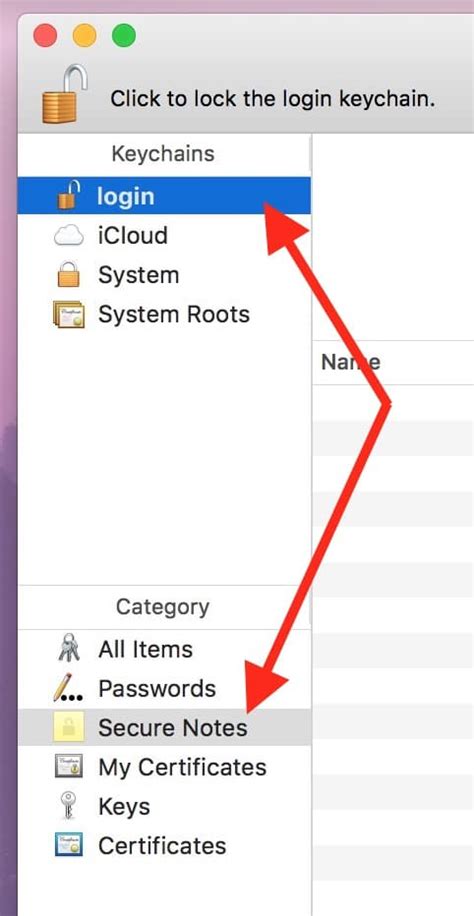 Macos Using Keychains Secure Notes Feature The Mac Observer