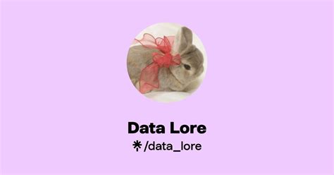 Data Lore Linktree