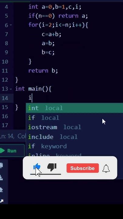 How To Get Nth Fibonacci Number Using Loops😱🔥 Shorts Coding Viral Programming Youtube