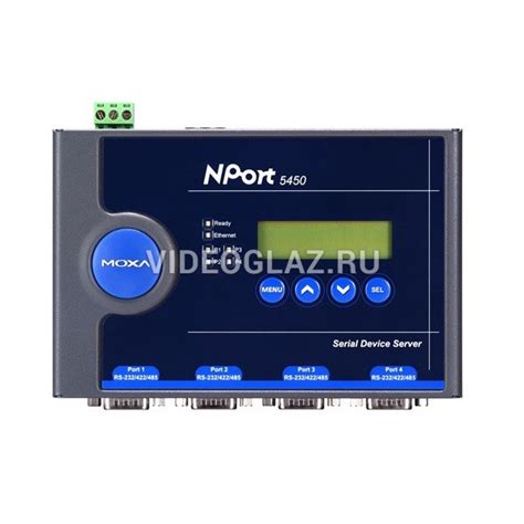 Купить MOXA NPort 5450I Преобразователь COM-портов в Ethernet ...