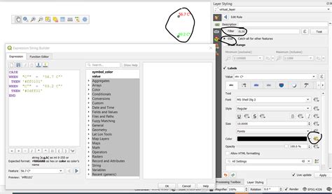 Setting Different Font Color Types From The Same Field In Rule Based