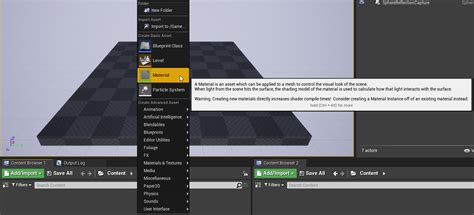 Setting Up A Material For The Dynamic Material