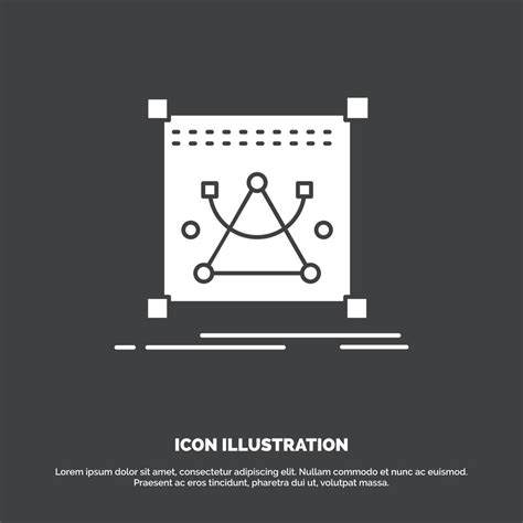 3d edit editing object resize icon glyph vector symbol for ui and