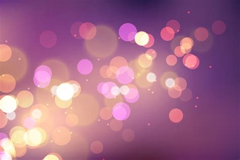 Free Vector Bokeh Effect Gradient Background