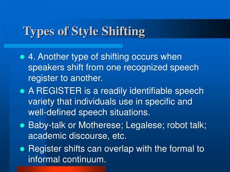 Ppt Style Shifting And Code Shifting Powerpoint Presentation Free Download Id255905