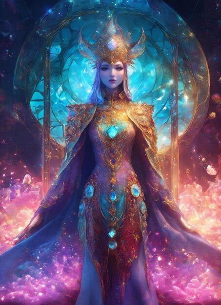 Premium Photo Sexy Female Fantasy Character