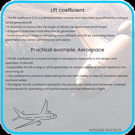 Lift Coefficient Applications Measurement And Analysis