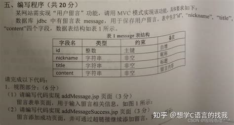 TYUT太原理工大学2022javaweb编程大题 知乎