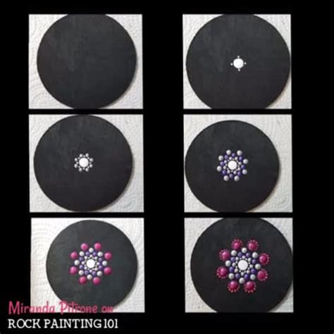 Printable Mandala Rock Patterns Free Coloring Pages
