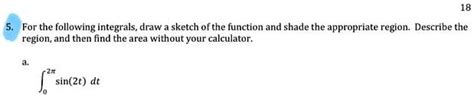 solved find the area 1 without using antiderivatives integrals using