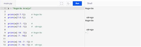 Fatiando Uma String Slicing Strings Em Python