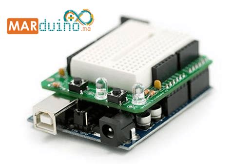 Shield De Prototype A Breadboard Pour Arduino Uno Marduino