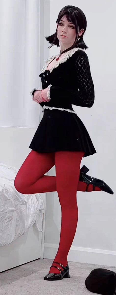 Red Tights Outfit Model Outfits Girly Outfits Fashion Outfits