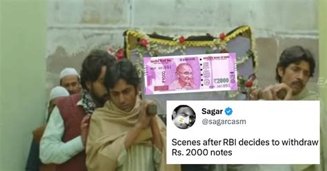 Rbi Withdraws Rs 2 000 Currency Notes Internet Reacts