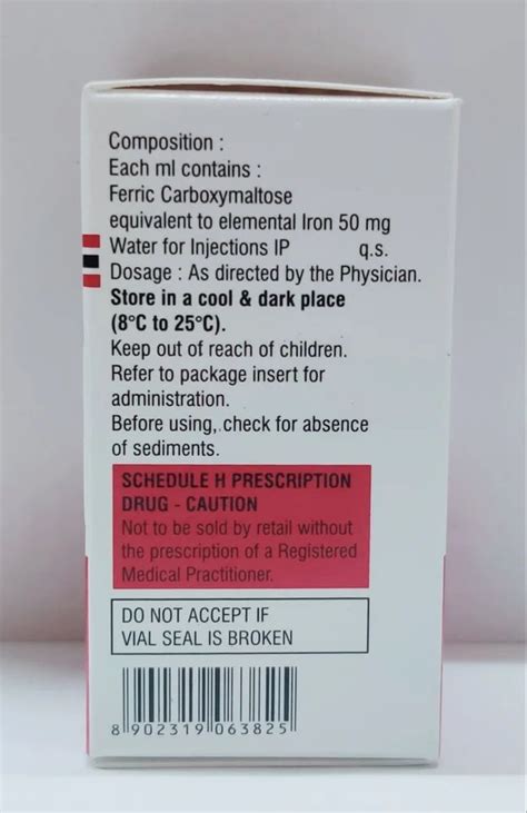 Hosit Fcm 1k Injection At Rs 6491 Vial फेरिक कार्बोक्सिमाल्टोज