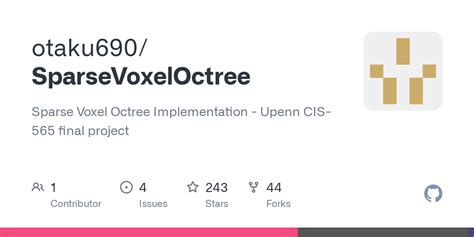 Github Otaku690sparsevoxeloctree Sparse Voxel Octree Implementation