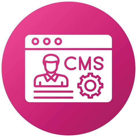 Cms Icon Style 9471203 Vector Art At Vecteezy