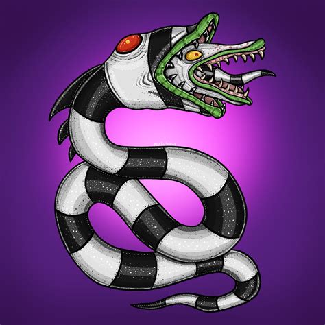 Beetlejuice Sandworm R Drawing