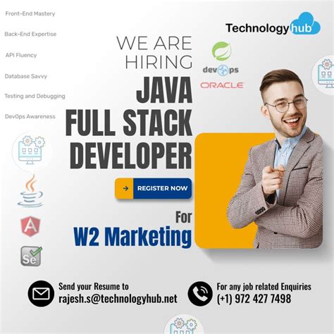 W2only Javafullstack Fullstackdeveloper W2marketing Techjobs