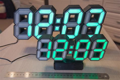 Часы на адресной ленте WS2812b с синхронизацией по WiFi. Мини версия.