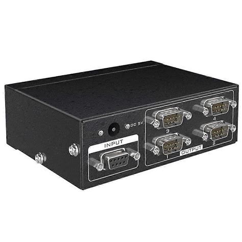 Mt Rs104 Active Serial Rs232 Splitter 1 To 4 Rs232 Bi Direction Switcher Splitter 4 To 1 With